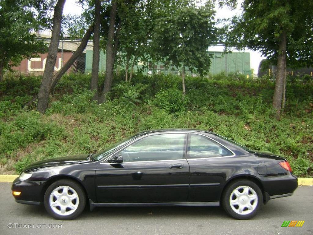 1997 Flamenco Black Pearl Metallic Acura CL 2.2 #33802656 Photo #3 | GTCarLot.com - Car Color ...