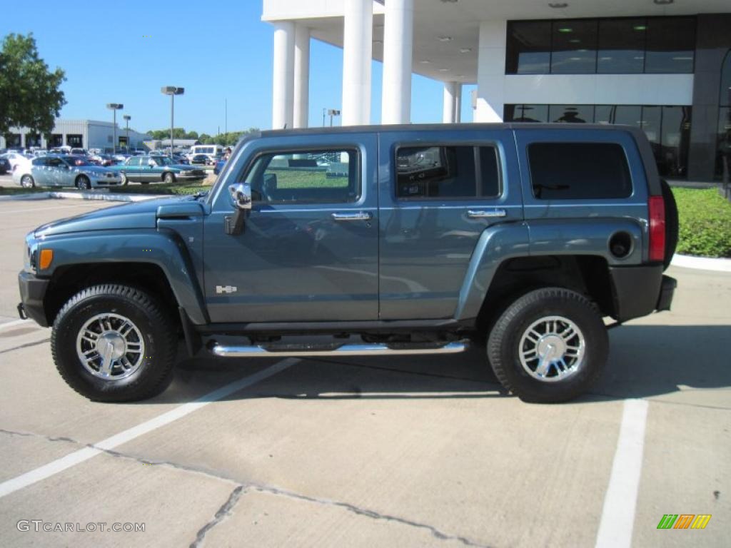 2007 Slate Blue Metallic Hummer H3 #34392491 Photo #3 | GTCarLot.com - Car Color Galleries