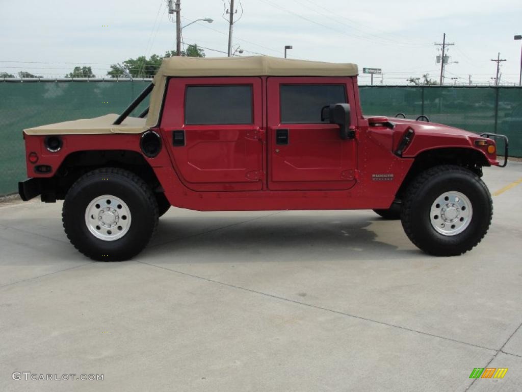 2001 Candy Apple Hummer H1 Soft Top #34581684 Photo #2 | GTCarLot.com - Car Color Galleries