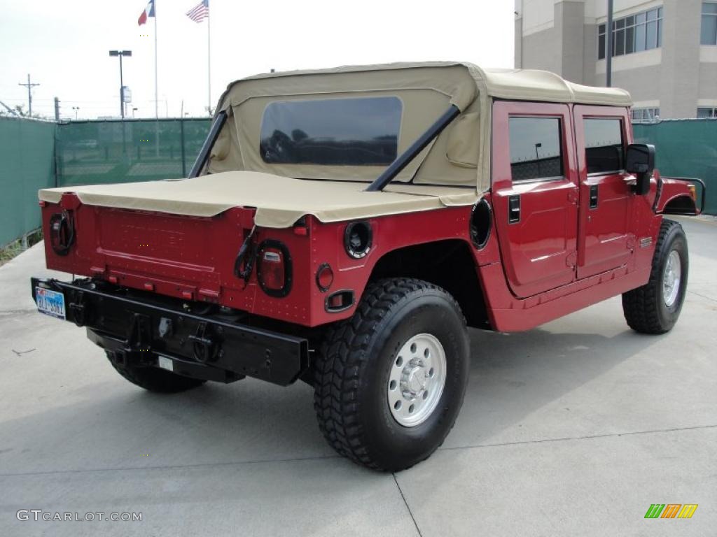 2001 Candy Apple Hummer H1 Soft Top #34581684 Photo #3 | GTCarLot.com - Car Color Galleries