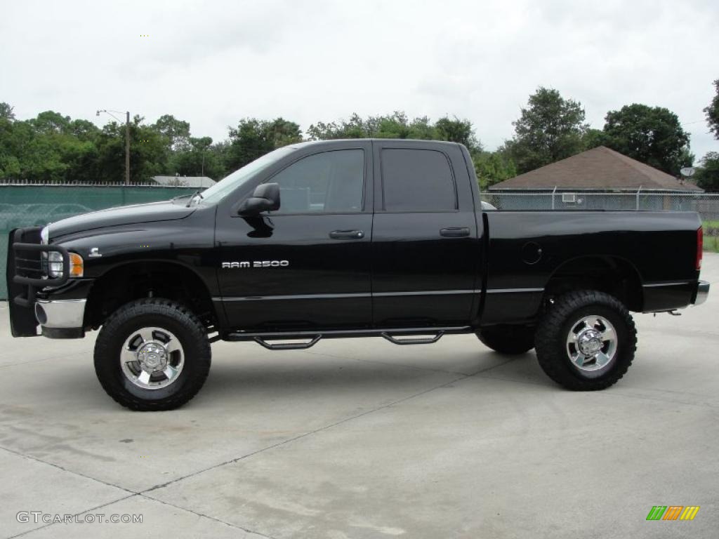 2005 Black Dodge Ram 2500 Slt Quad Cab 4x4 35999059 Photo 6