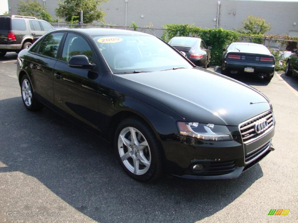 2009 Brilliant Black Audi A4 2.0T quattro Sedan #36962858 Photo #3 | GTCarLot.com - Car Color ...