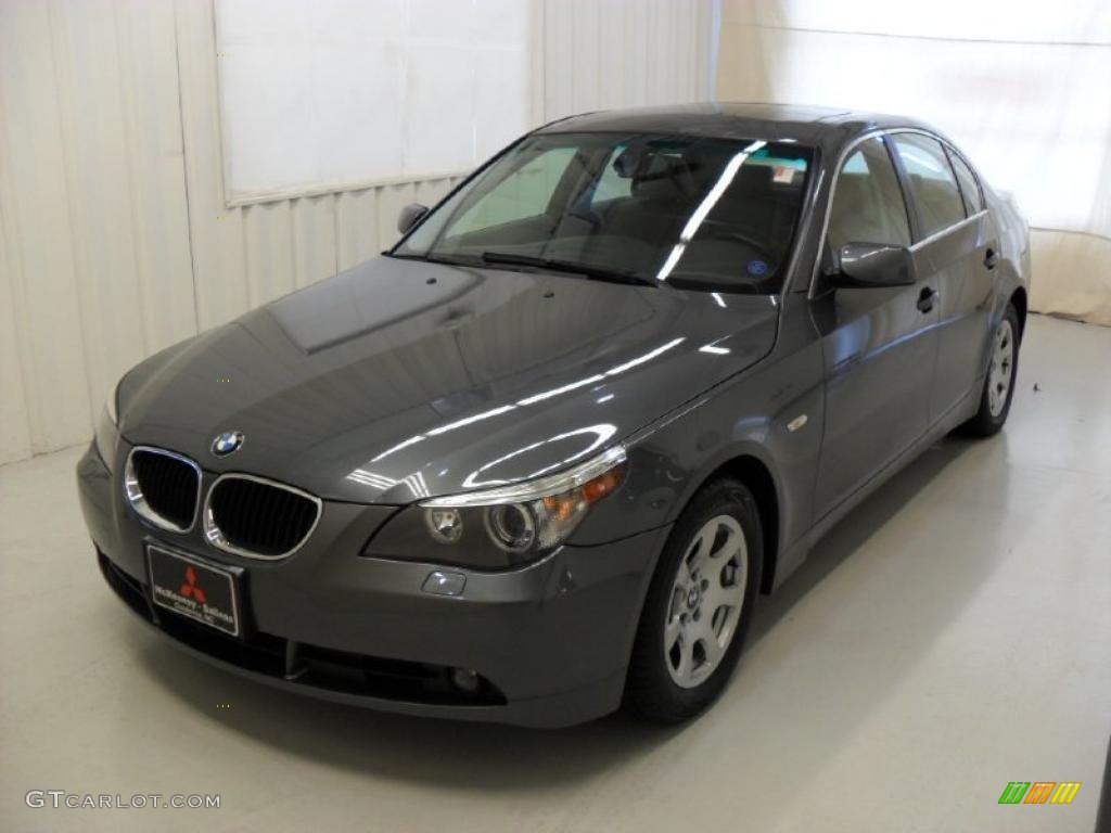 2004 Titanium Grey Metallic BMW 5 Series 525i Sedan #37322504 | GTCarLot.com - Car Color Galleries