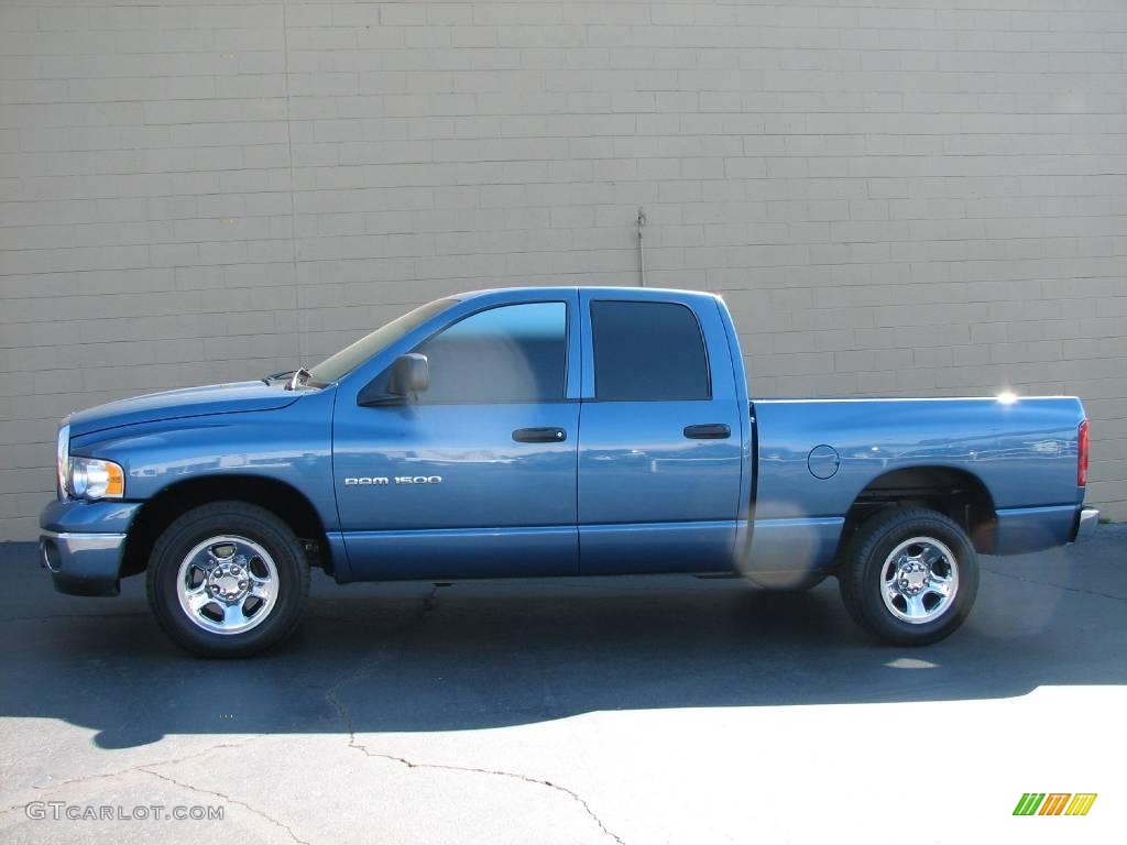 2005 Atlantic Blue Pearl Dodge Ram 1500 Slt Quad Cab 4433582
