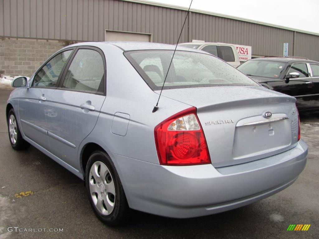 2006 Ice Blue Kia Spectra EX Sedan #45282630 Photo #14 | GTCarLot.com - Car Color Galleries