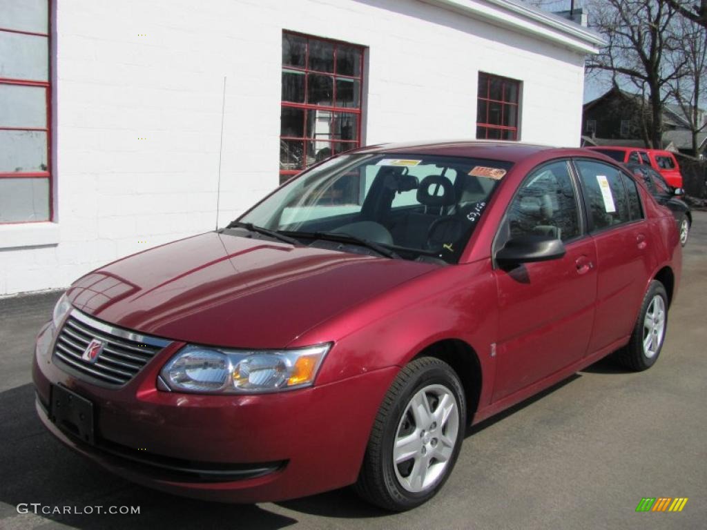 2007 Berry Red Saturn ION 2 Sedan #46870236 Photo #18 | GTCarLot.com - Car Color Galleries