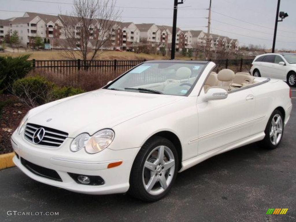 2005 Alabaster White Mercedes Benz CLK 500 Cabriolet 4806135