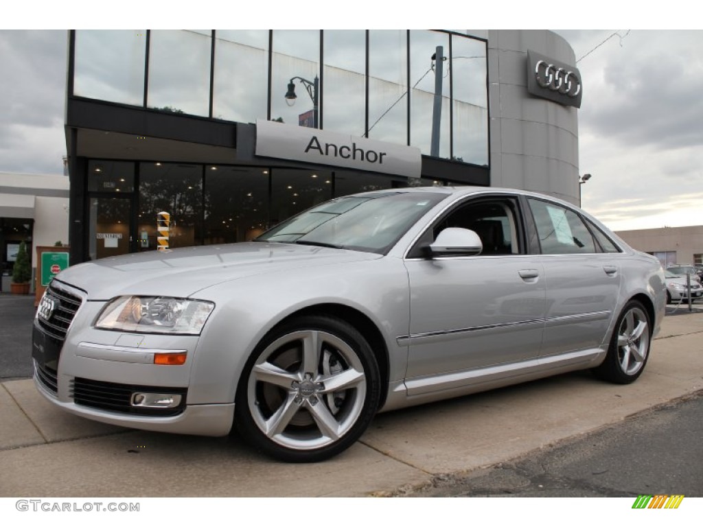 2009 Ice Silver Metallic Audi A8 4.2 quattro #50549629 Photo #15 | GTCarLot.com - Car Color ...