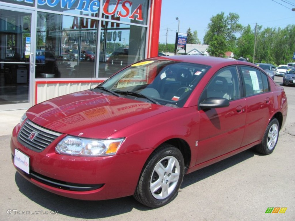 2007 Berry Red Saturn ION 2 Sedan #50601440 | GTCarLot.com - Car Color Galleries