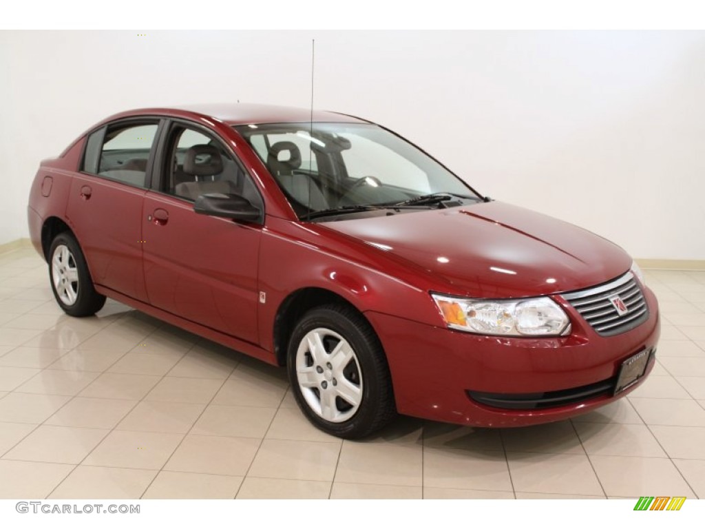 2007 Berry Red Saturn ION 2 Sedan #55019372 | GTCarLot.com - Car Color Galleries