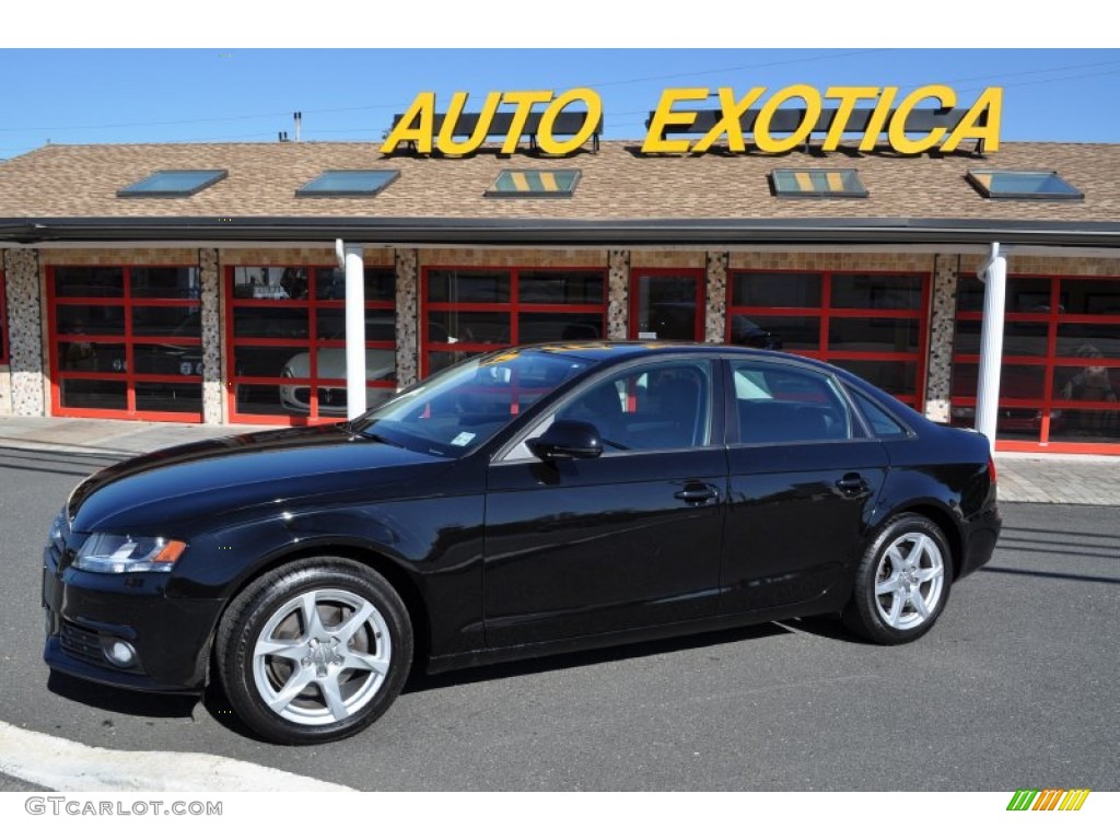 2009 Brilliant Black Audi A4 2.0T Premium quattro Sedan #55779779 | GTCarLot.com - Car Color ...