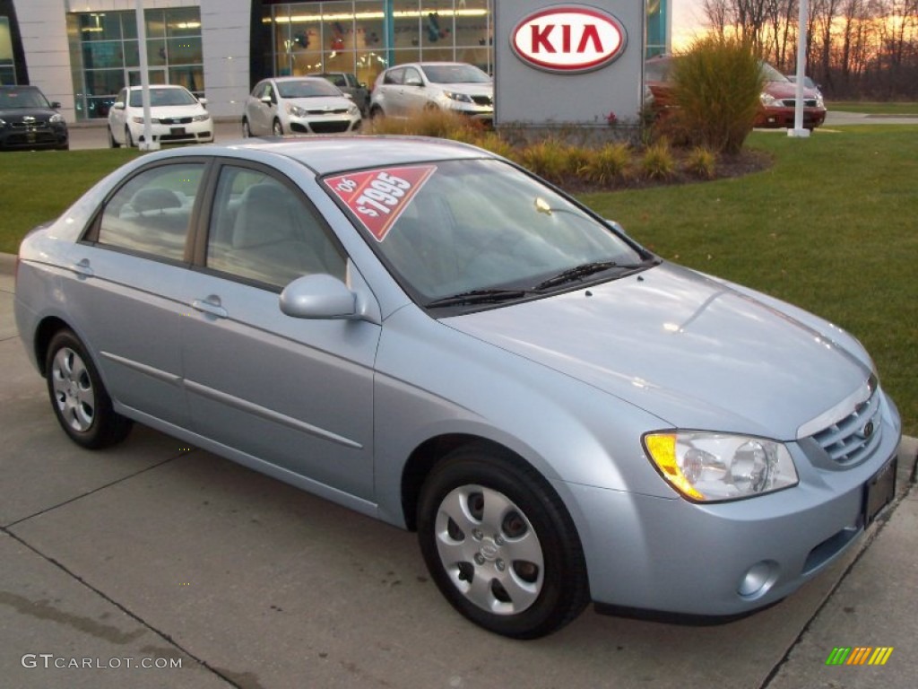 2006 Ice Blue Kia Spectra EX Sedan #56189281 | GTCarLot.com - Car Color Galleries