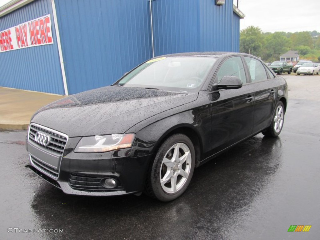 2009 Brilliant Black Audi A4 2.0T Premium quattro Sedan #56275998 Photo #10 | GTCarLot.com - Car ...