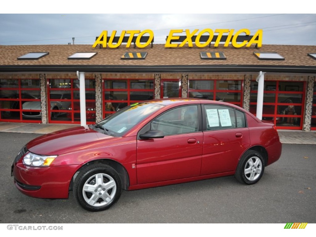 2007 Berry Red Saturn ION 2 Sedan #56349016 Photo #3 | GTCarLot.com - Car Color Galleries