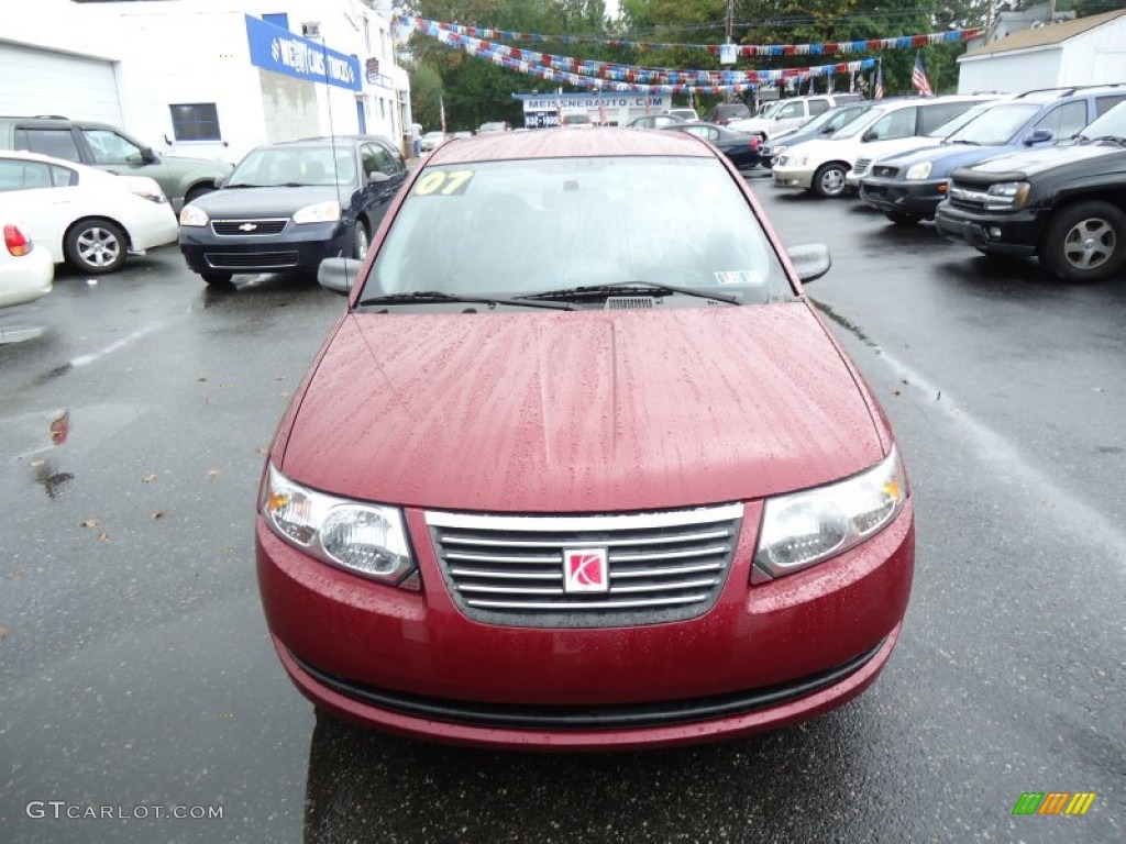 2007 Berry Red Saturn ION 2 Sedan #57876442 Photo #3 | GTCarLot.com - Car Color Galleries
