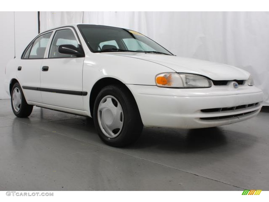 White 2002 Chevrolet Prizm Standard Prizm Model Exterior Photo