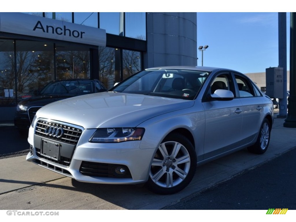 2010 Ice Silver Metallic Audi A4 2.0T quattro Sedan #58915197 | GTCarLot.com - Car Color Galleries