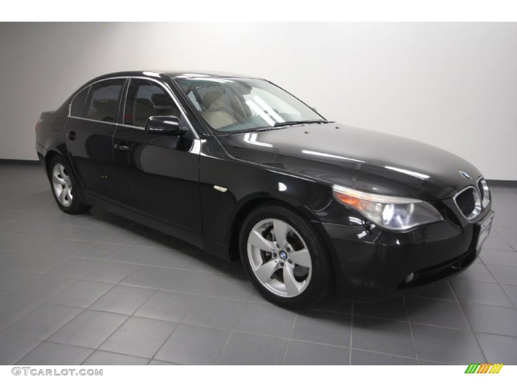 2004 Jet Black BMW 5 Series 525i Sedan #62036588 | GTCarLot.com - Car Color Galleries