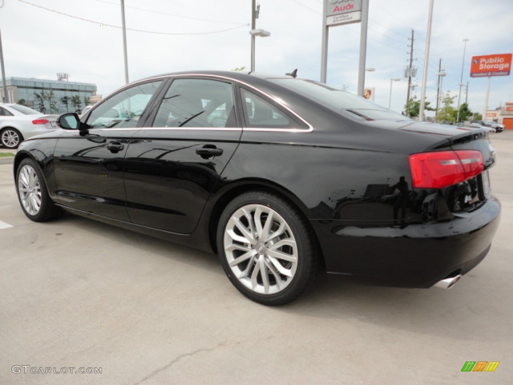 2012 Brilliant Black Audi A6 2.0T Sedan #62976416 Photo #3 | GTCarLot.com - Car Color Galleries