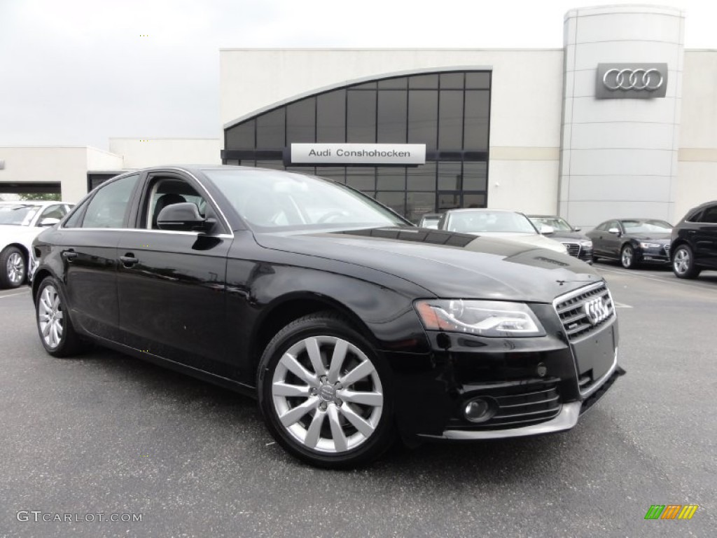 2009 Brilliant Black Audi A4 2.0T Premium quattro Sedan #68223139 Photo #13 | GTCarLot.com - Car ...