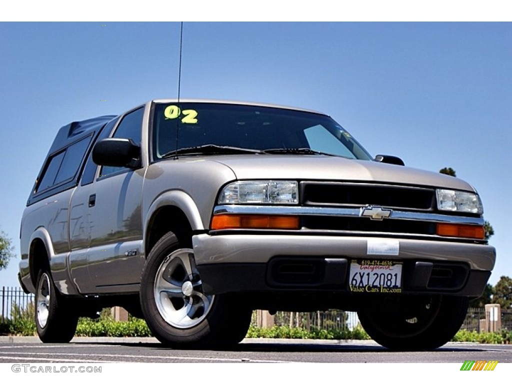 2002 Light Pewter Metallic Chevrolet S10 Extended Cab 68523569 Photo