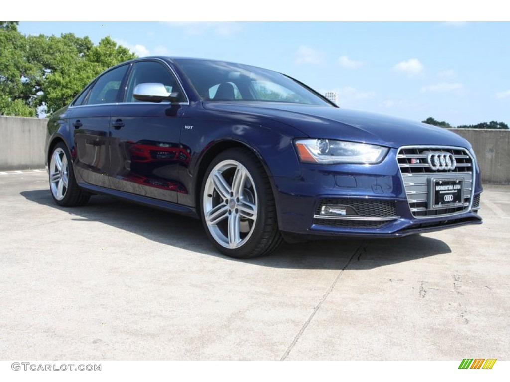 2013 Estoril Blue Crystal Audi S4 3.0T quattro Sedan #70196153 | GTCarLot.com - Car Color Galleries