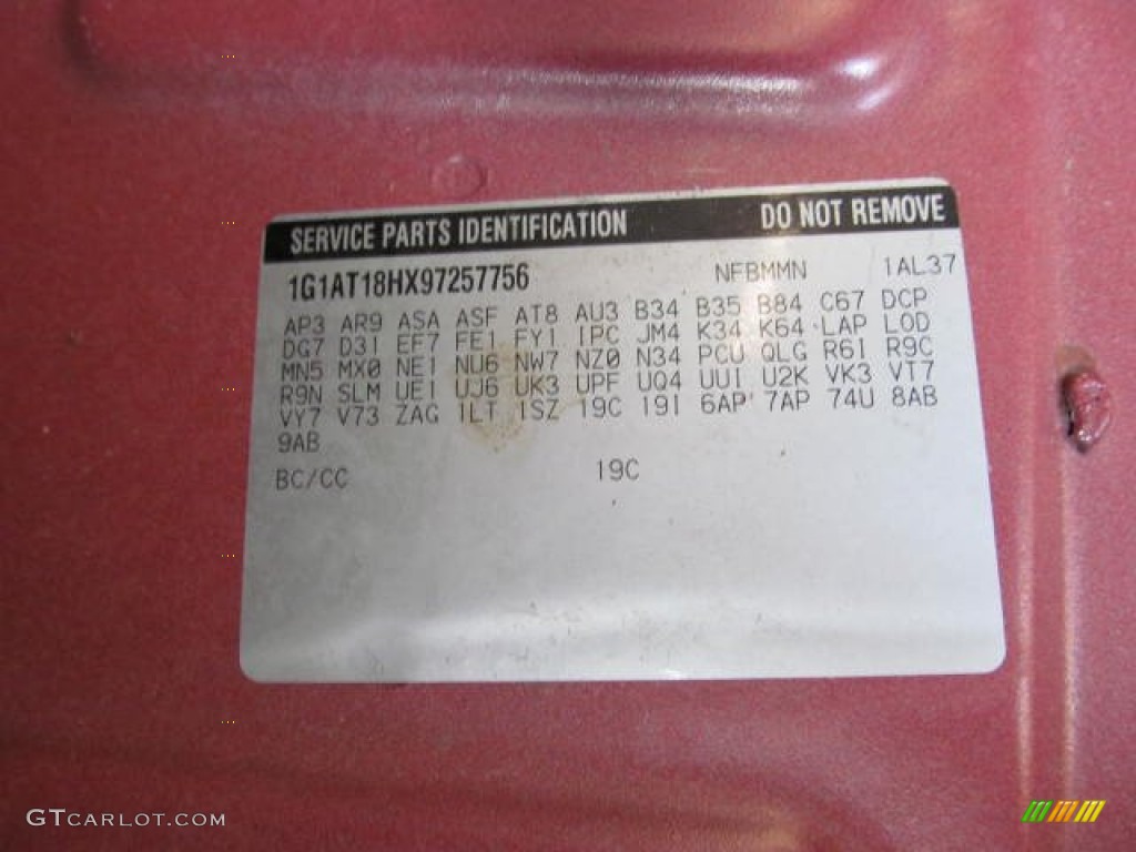 2009 Chevrolet Cobalt LT Coupe Color Code Photos GTCarLot 2009 Chevrolet Cobalt LT Coupe Color Code Photos GTCarLot