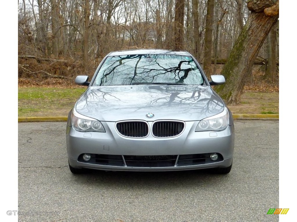 2004 Silver Grey Metallic BMW 5 Series 525i Sedan #77107570 Photo #2 | GTCarLot.com - Car Color ...