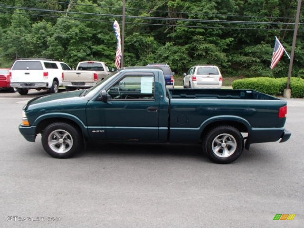 Emerald Green Metallic 1998 Chevrolet S10 LS Regular Cab Exterior Photo