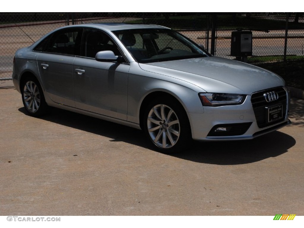 2013 Ice Silver Metallic Audi A4 2.0T Sedan #82215970 Photo #3 | GTCarLot.com - Car Color Galleries
