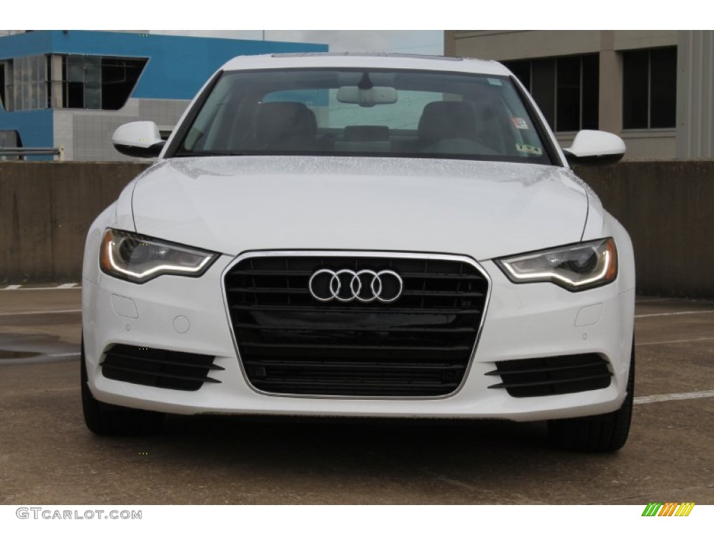 2012 Glacier White Metallic Audi A6 2.0T Sedan #83500462 Photo #2 | GTCarLot.com - Car Color ...