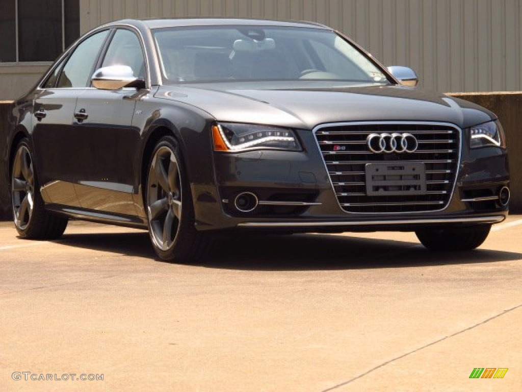 2014 Daytona Gray Pearl Audi S8 quattro S #83836421 Photo #10 | GTCarLot.com - Car Color Galleries