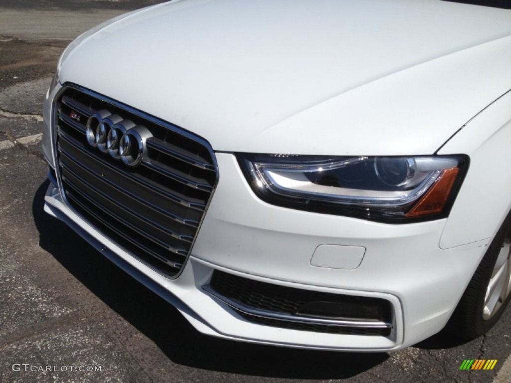 2013 Glacier White Metallic Audi S4 3.0T quattro Sedan #83883922 Photo #3 | GTCarLot.com - Car ...