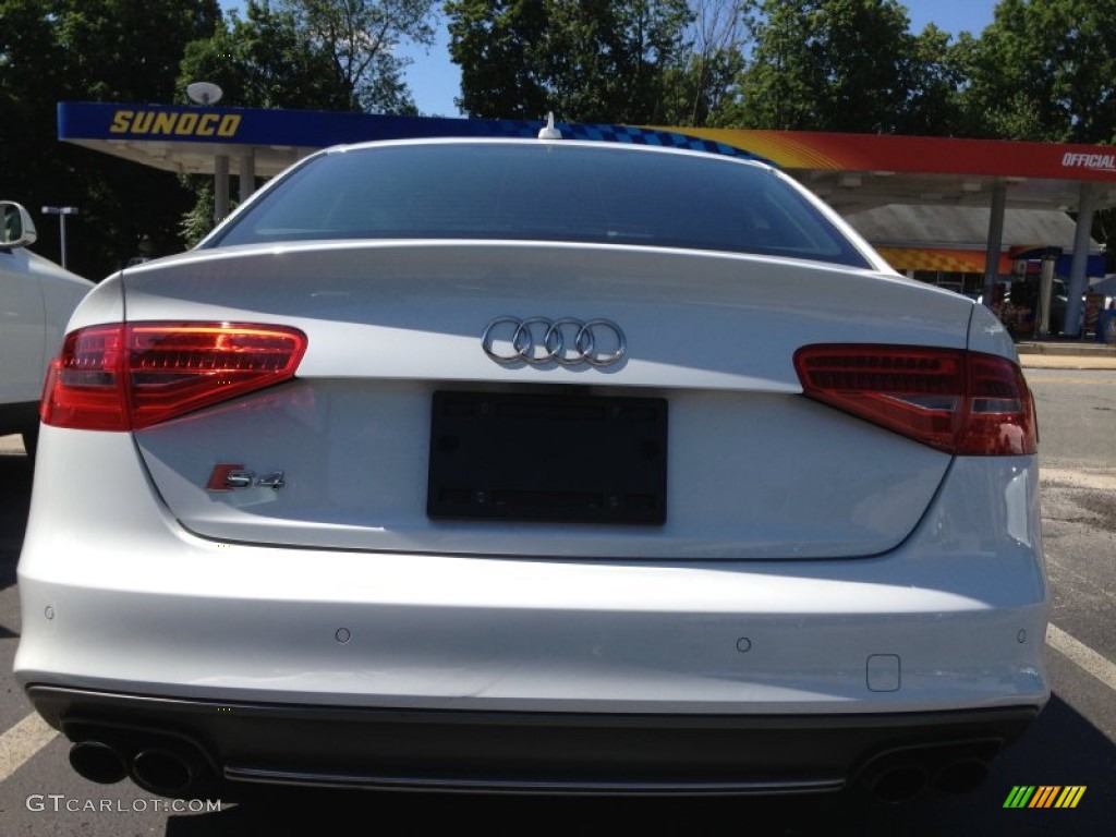 2013 Glacier White Metallic Audi S4 3.0T quattro Sedan #83883922 Photo #8 | GTCarLot.com - Car ...