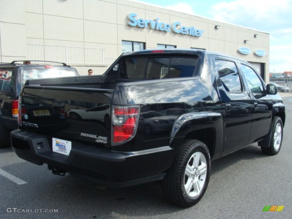 2012 Crystal Black Pearl Honda Ridgeline RTL #83991353 Photo #4 | GTCarLot.com - Car Color Galleries