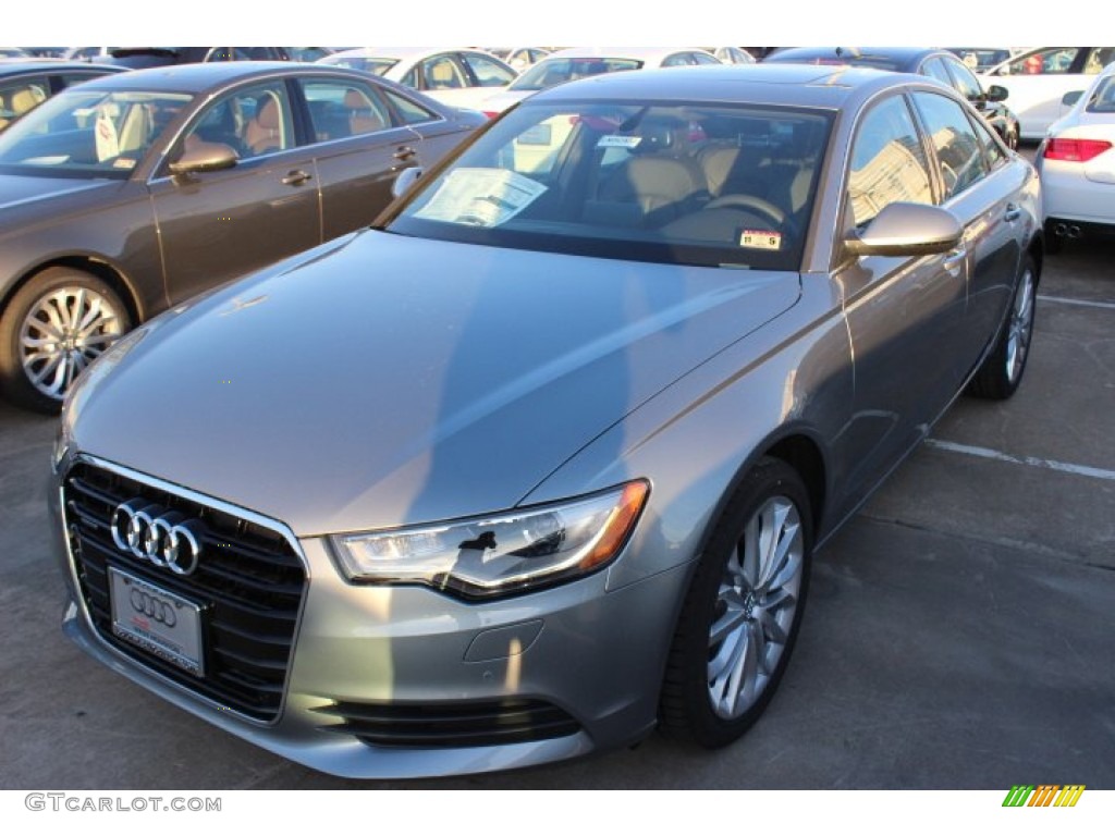 2014 Quartz Gray Metallic Audi A6 2.0T quattro Sedan #88406697 Photo #3 | GTCarLot.com - Car ...