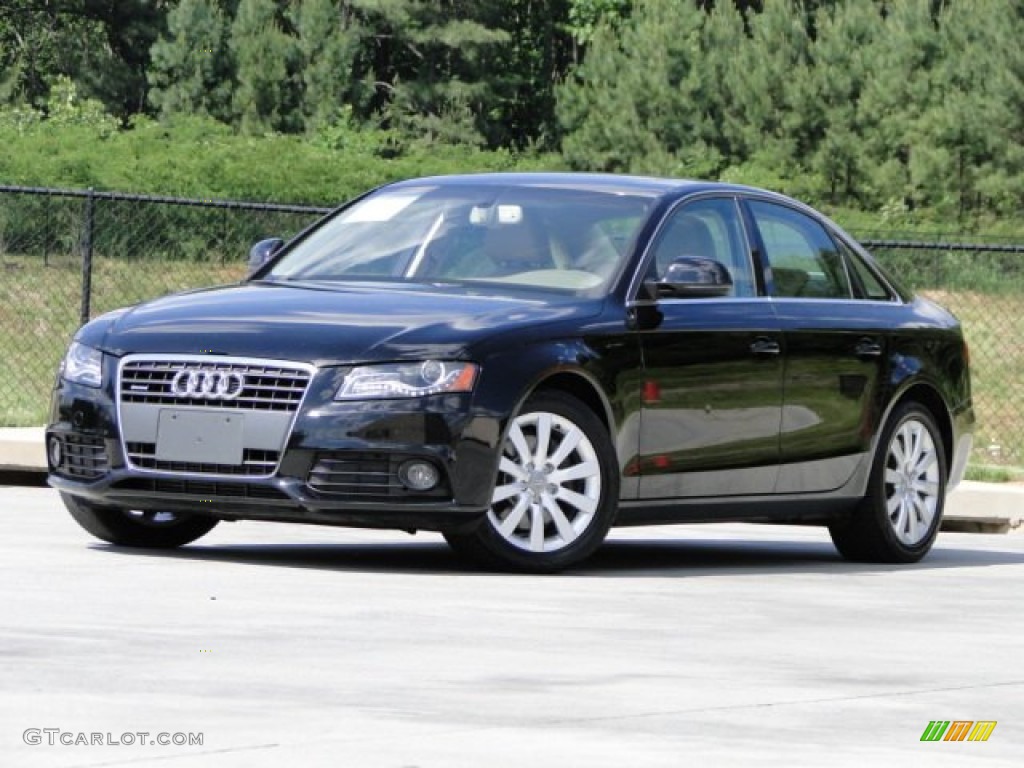 2009 Brilliant Black Audi A4 2.0T Premium quattro Sedan #93565906 Photo #10 | GTCarLot.com - Car ...