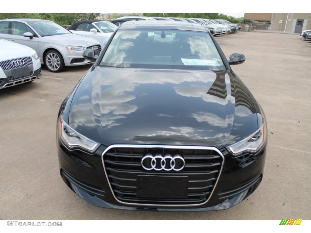 2014 Brilliant Black Audi A6 2.0T Sedan #95043080 Photo #2 | GTCarLot.com - Car Color Galleries