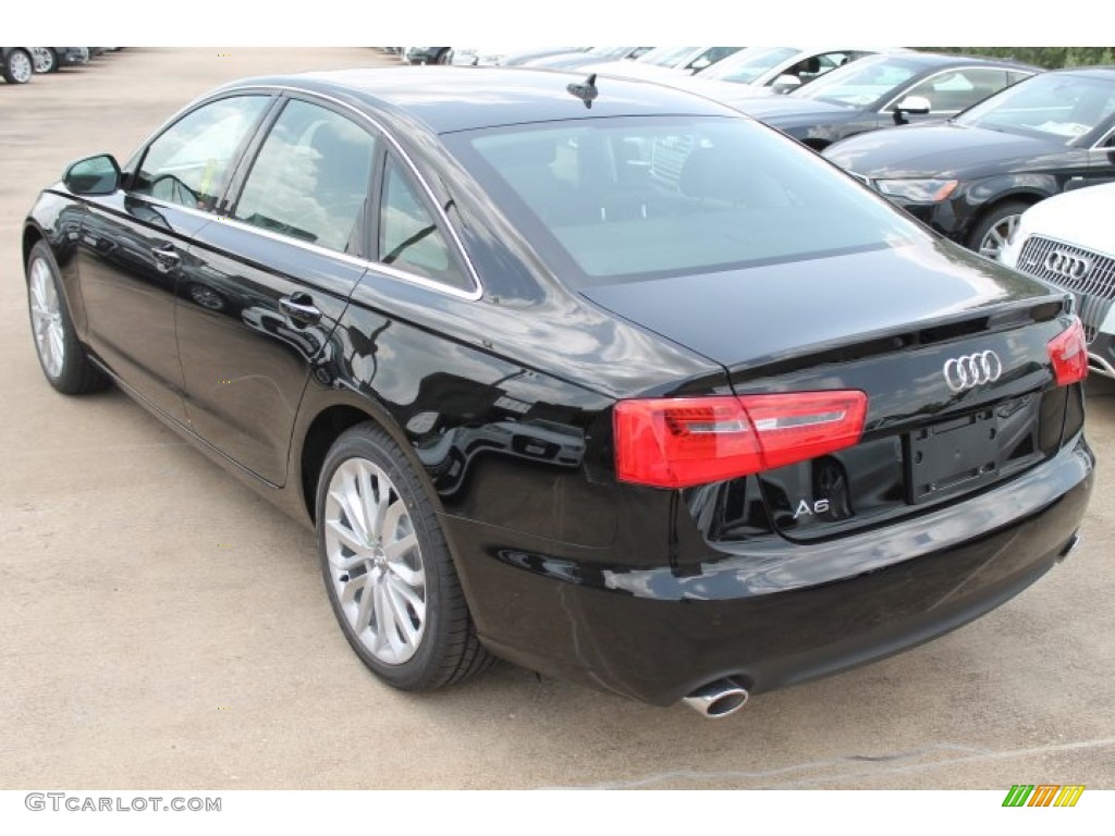 2014 Brilliant Black Audi A6 2.0T Sedan #95043080 Photo #6 | GTCarLot.com - Car Color Galleries