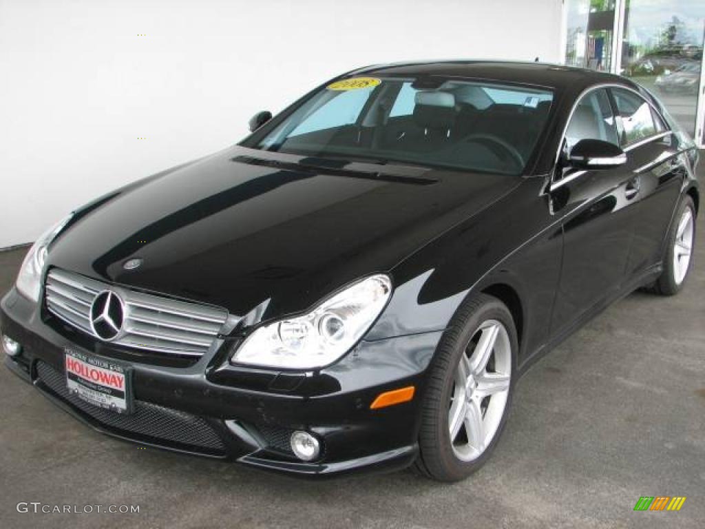2008 Black Mercedes Benz CLS 550 9513933 GTCarLot Car Color