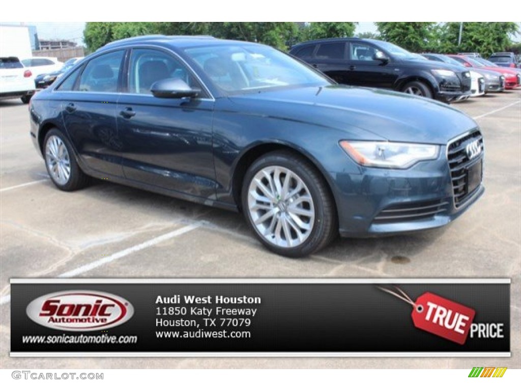 2014 Aviator Blue Metallic Audi A6 2.0T quattro Sedan #95906671 Photo #1 | GTCarLot.com - Car ...